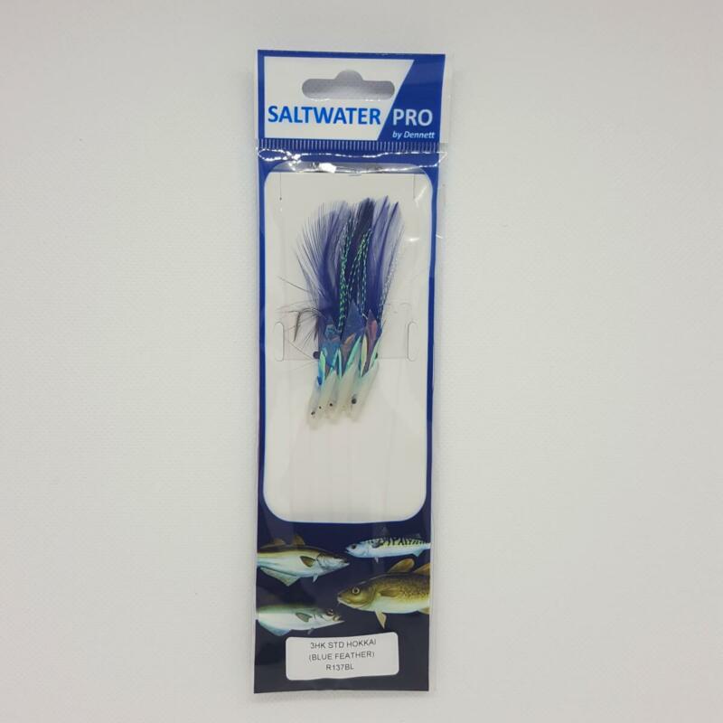 Dennett Saltwater Pro 3 Hook Blue Hokkai Rig – DENNISTONS